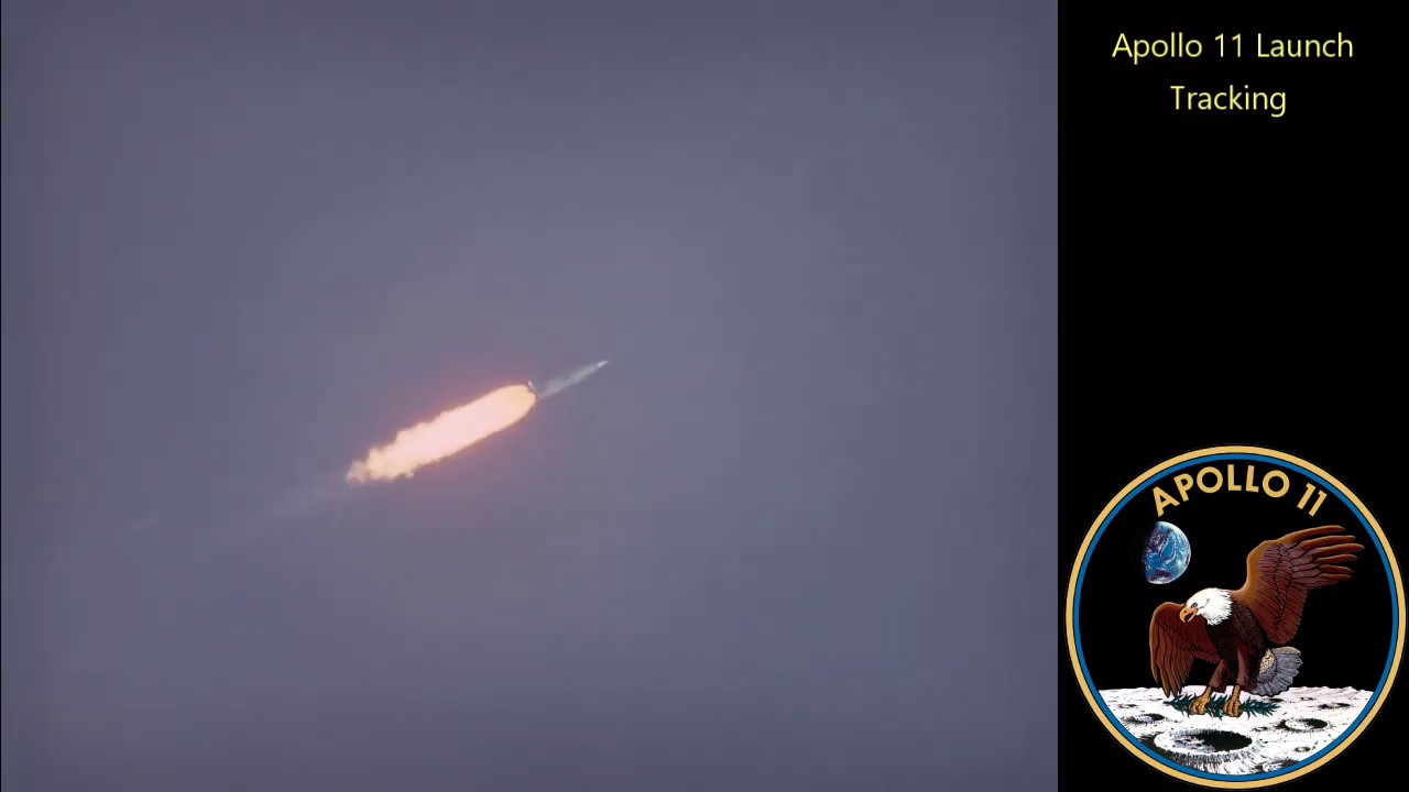 Apollo 11 Launch Tracking - YouTube
