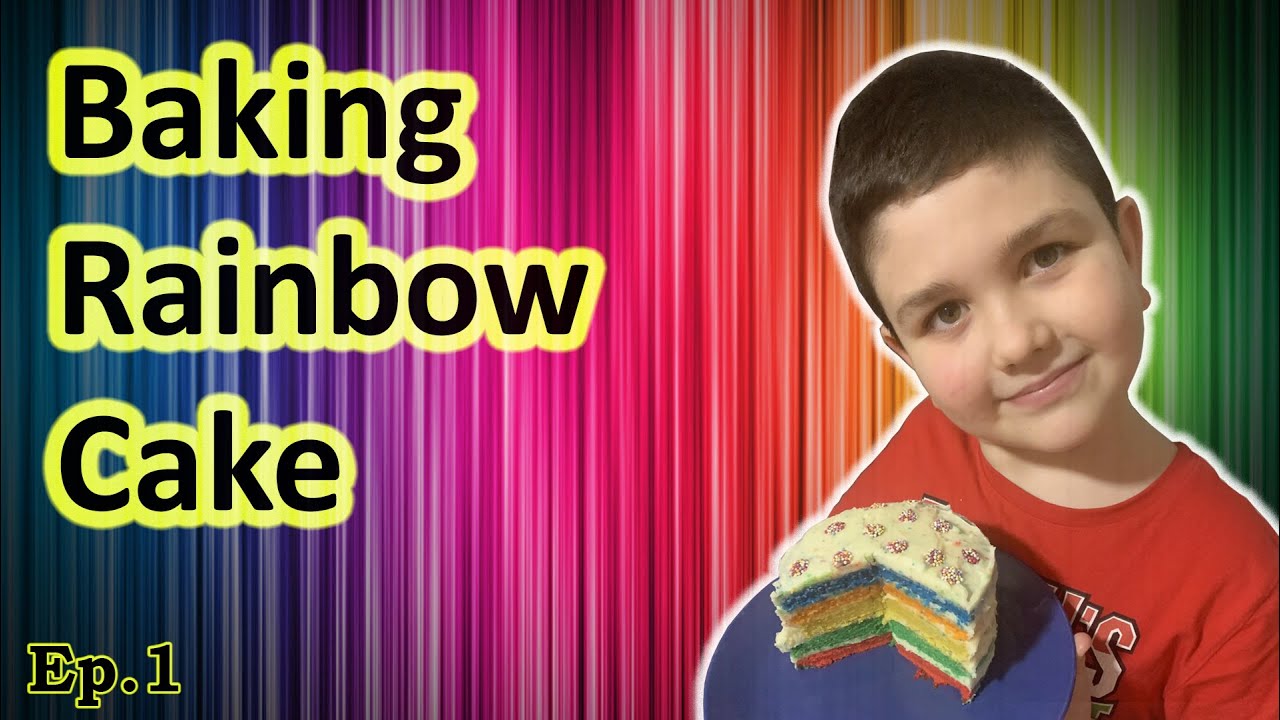How To Bake A Rainbow Cake - Chef Daniel - YouTube