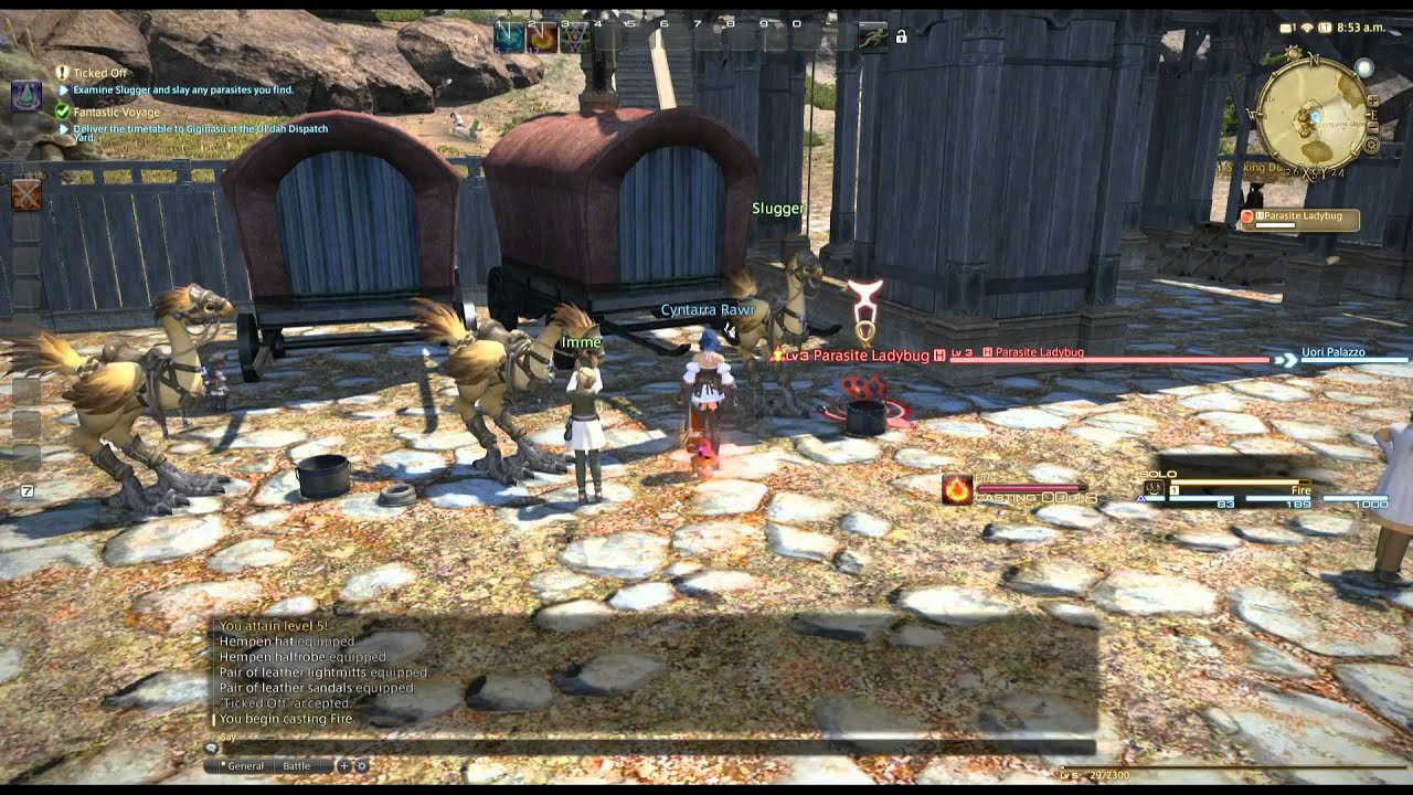 FFXIV: Western Thanalan Quest - Ticked Off - YouTube