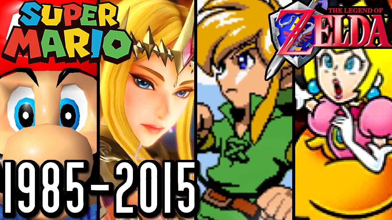 Super Mario And Legend Of Zelda