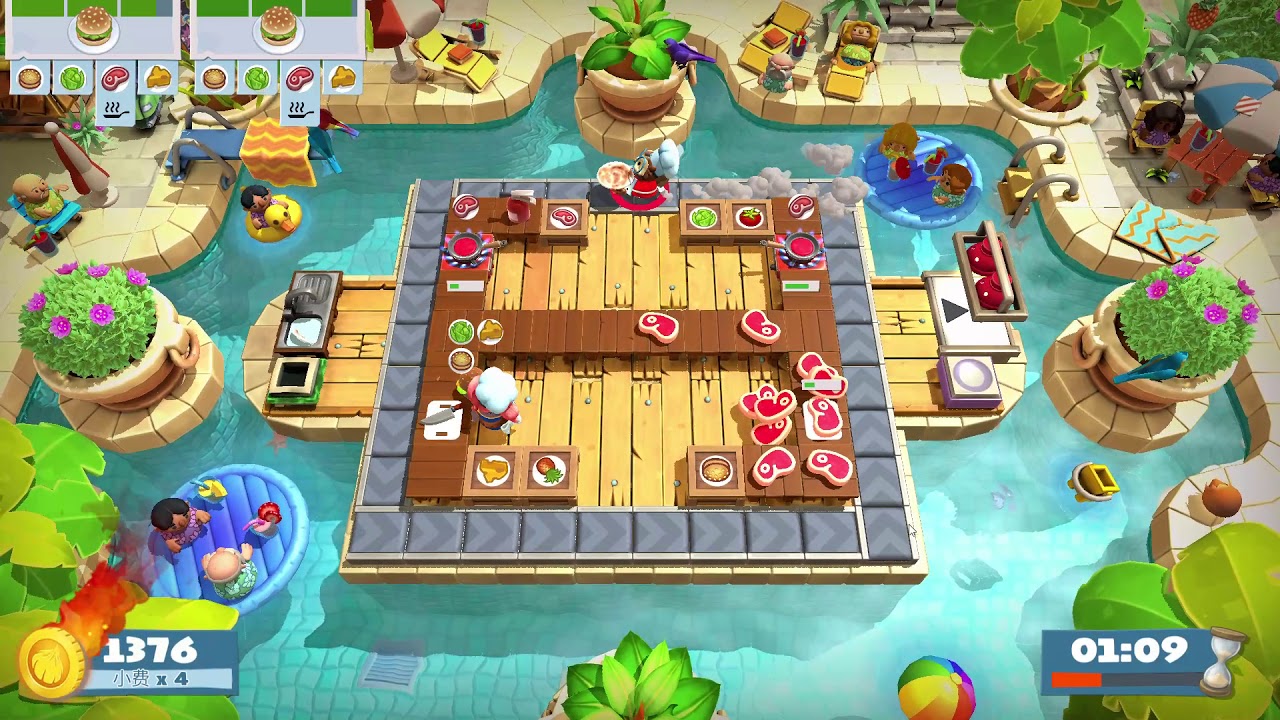 【overcooked2】surfnturf 2-3 2players 2120 - YouTube