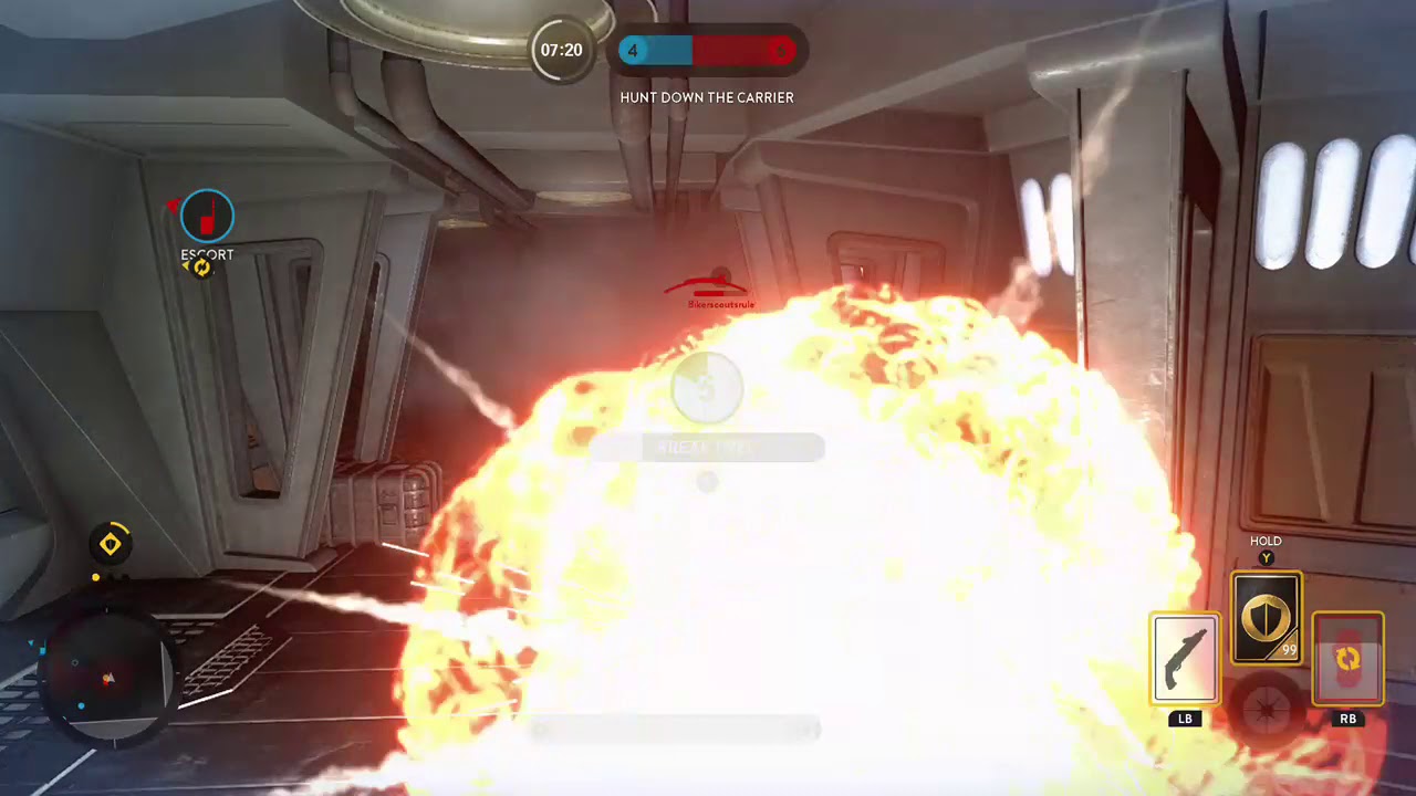 SWBF2015 Surviving Shock Grenade and Explosive Shot - YouTube
