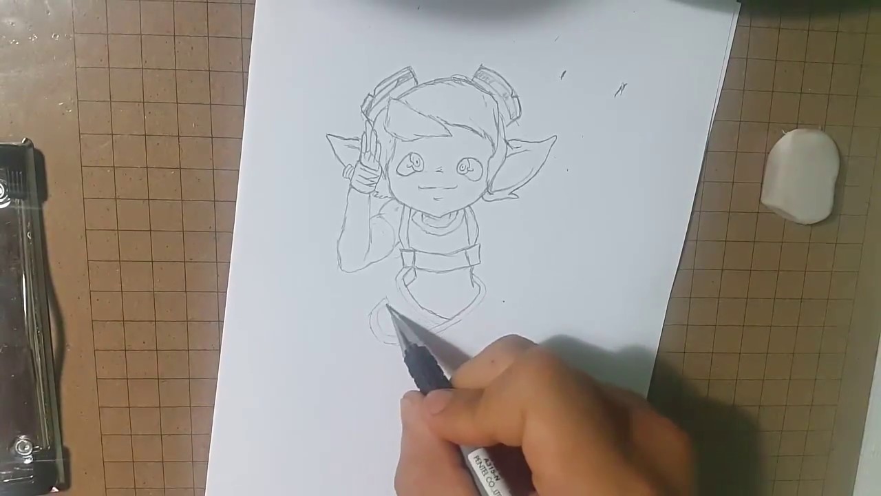 How to draw tristana (League of Legends) - by mr.T - YouTube