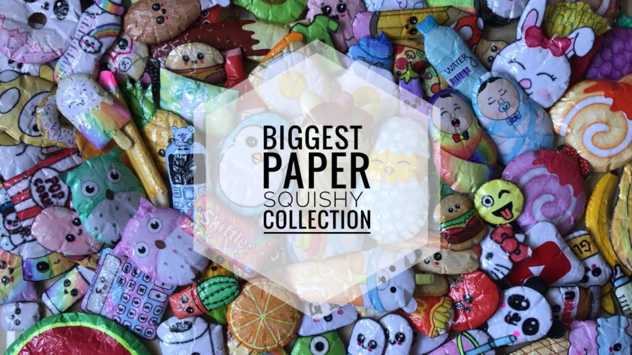 My biggest paper squishy collection ! + ASMR (Short version & Much ...
