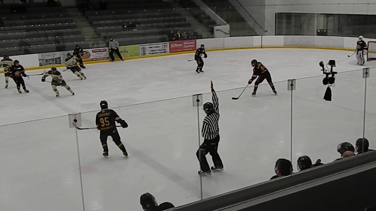 Brampton 45s Vs. Woolwich Wildcats OMHA Prelims - Period 1 - YouTube