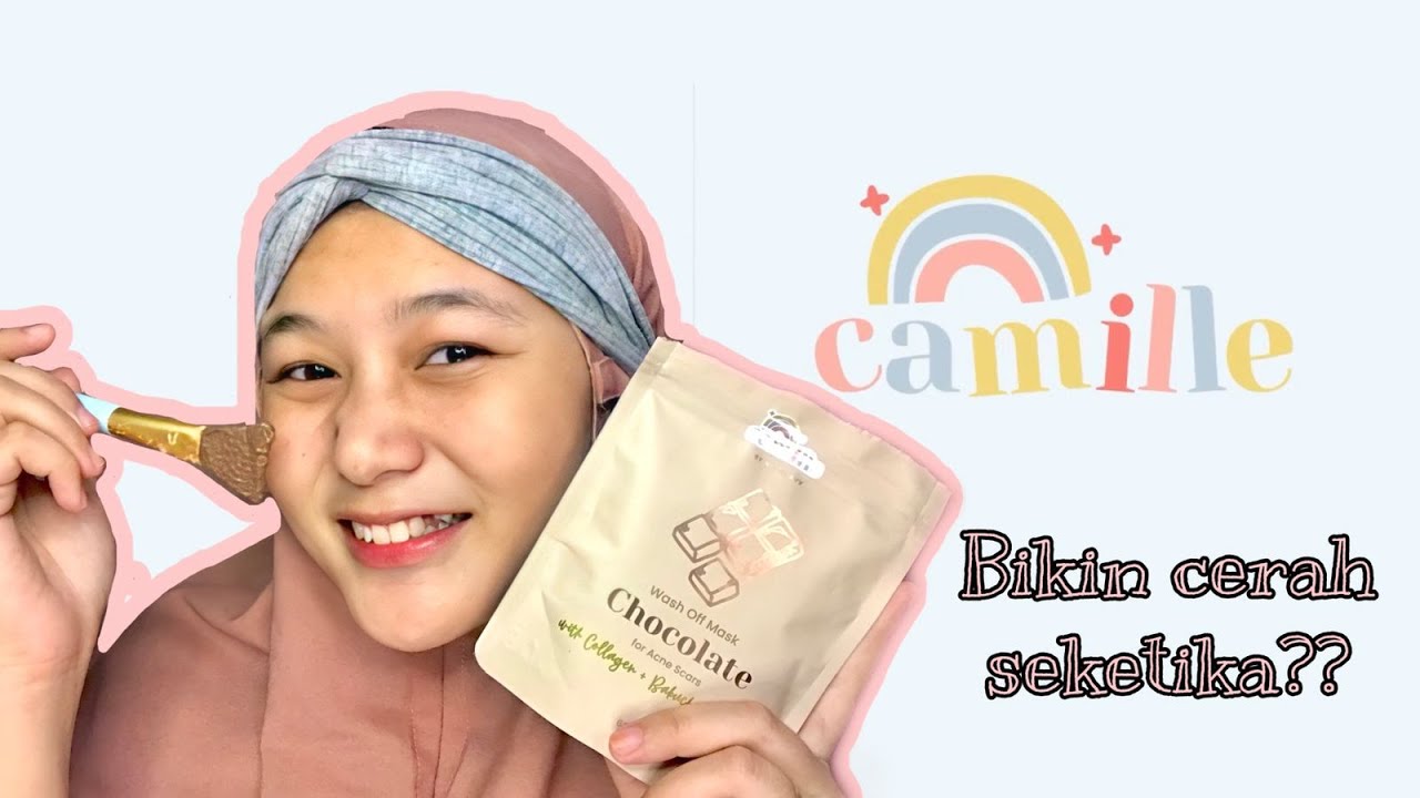 COBAIN DAN REVIEW MASKER VIRAL !! CAMILLE BEAUTY VARIANT COKELAT ...