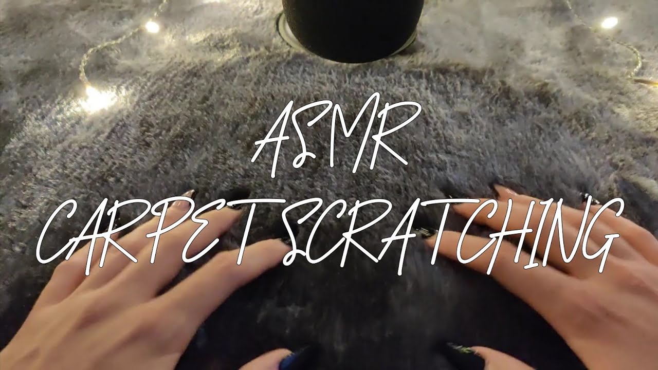 ASMR Fluffy Carpet Scratching🌛 (no talking/low light) - YouTube
