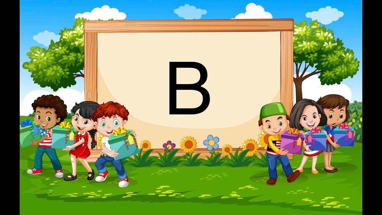 A TO Z ALPHABET SPELLING-THE LETTER B - YouTube
