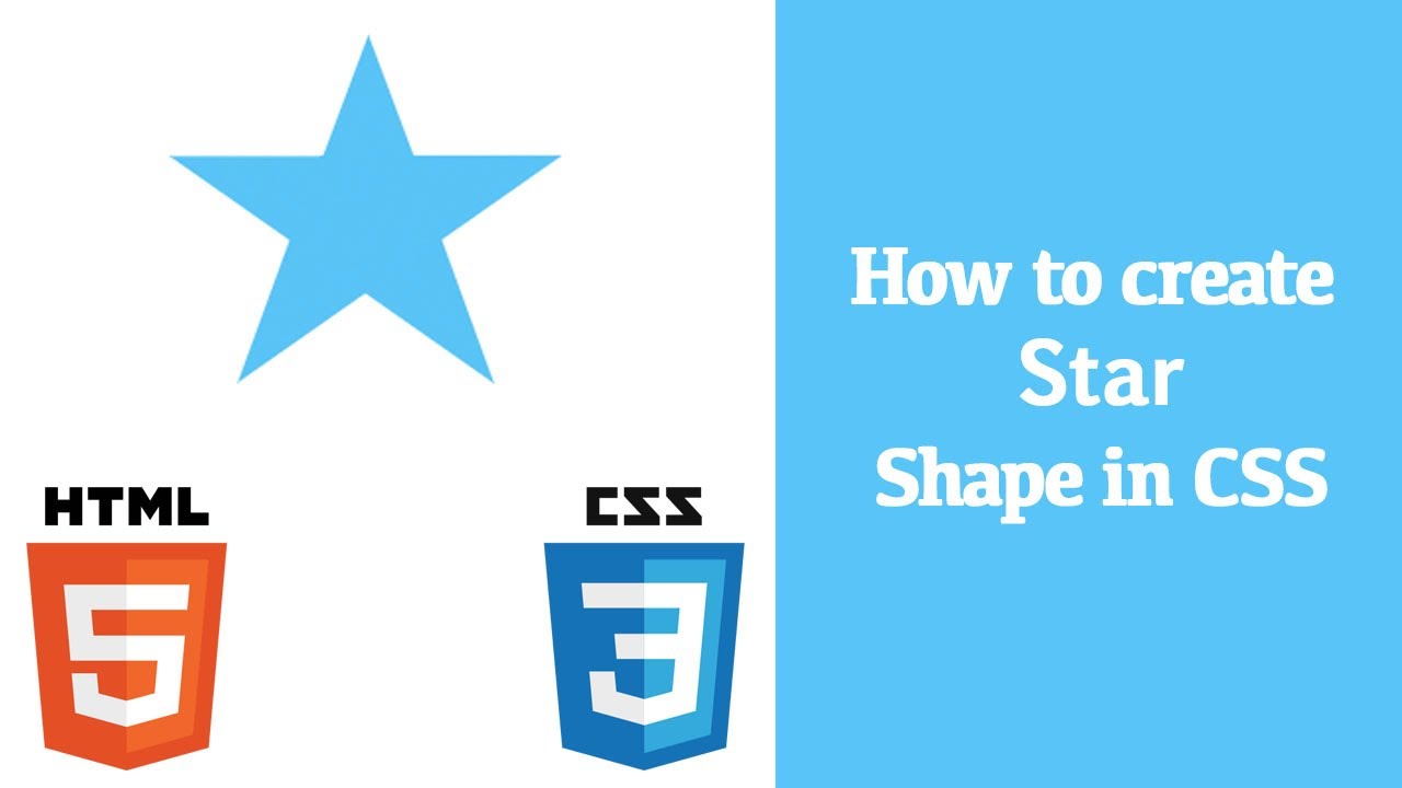 How To Create Star Shape In Css YouTube How To Create Star Shape In Css YouTube