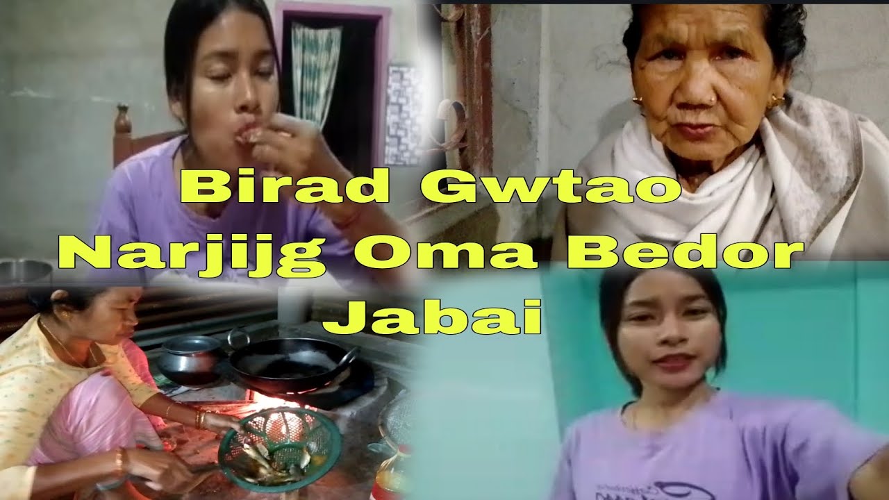 Birad Gwtao Narjijg Oma Bedor Jabai🐷🍗🤤🥰// Abwiya Siri Siri Thabai Thaiw ...