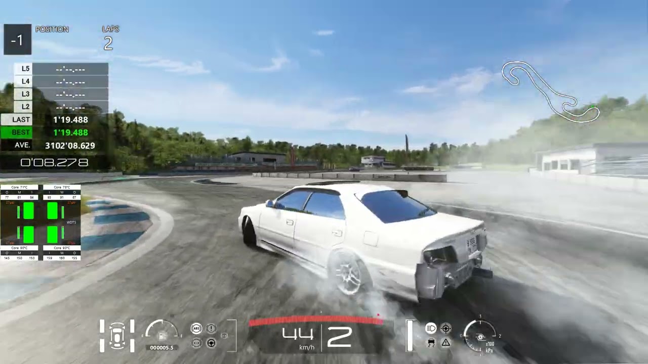 Assetto Corsa Ebisu Jump Drift progress #2 | mouse steering. - YouTube