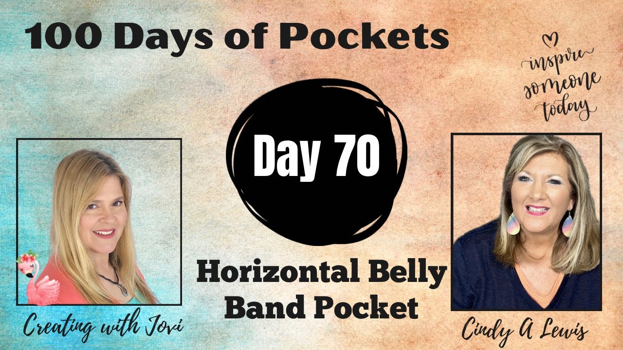 Day 70 of 100 Days of Junk Journal Pockets! Horizontal Belly Band ...