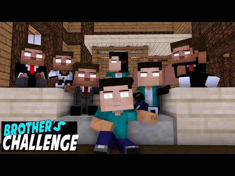 BABY HEROBRINE BROTHER CHALLENGE WITH SCP/SADAKO/GRANNY/GRANDPA/JAYSON/CARTOONCAT IN MONSTER SCHOOL