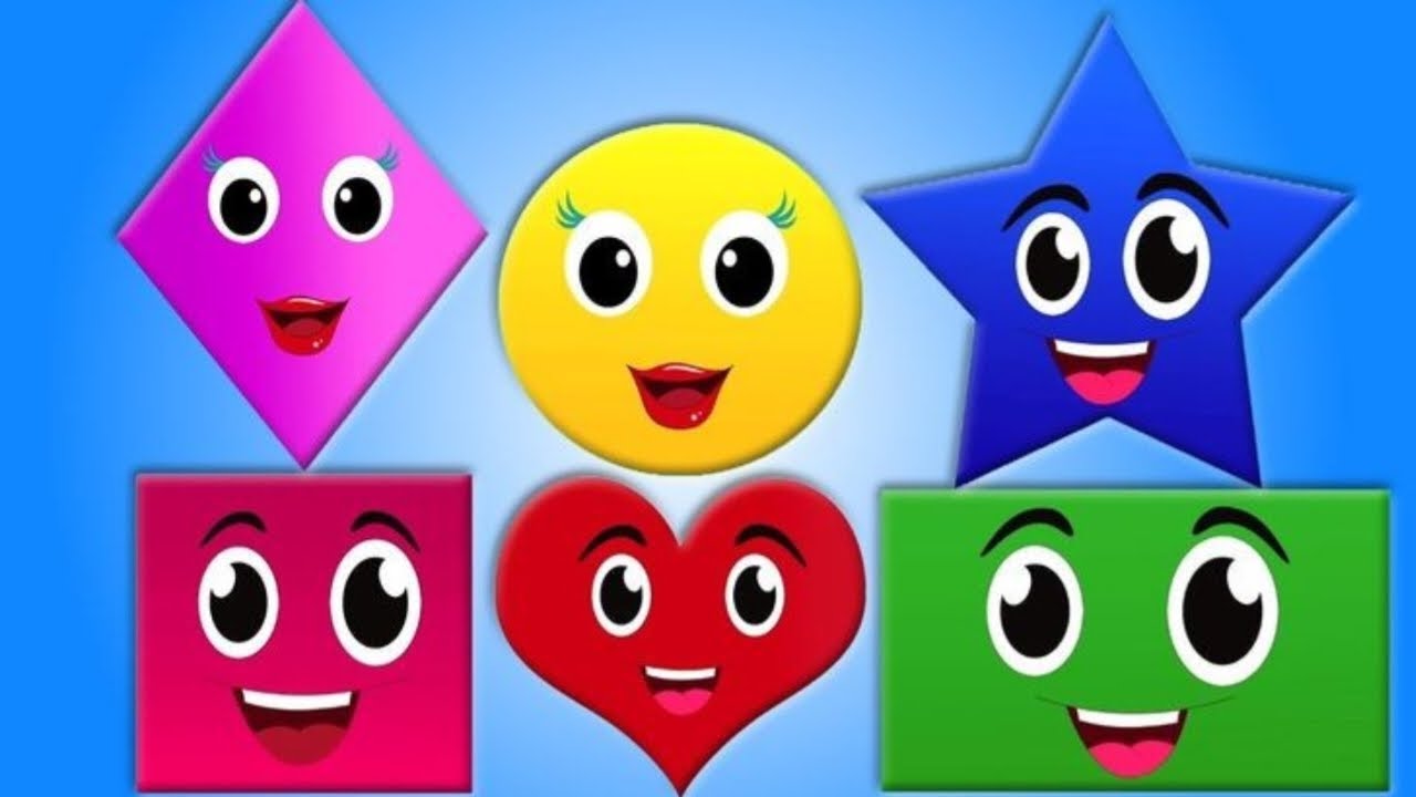 SHAPE SONG | THE SHAPE SONG | NURSERY RHYMES| KIDS LEARNING VIDEO ...
