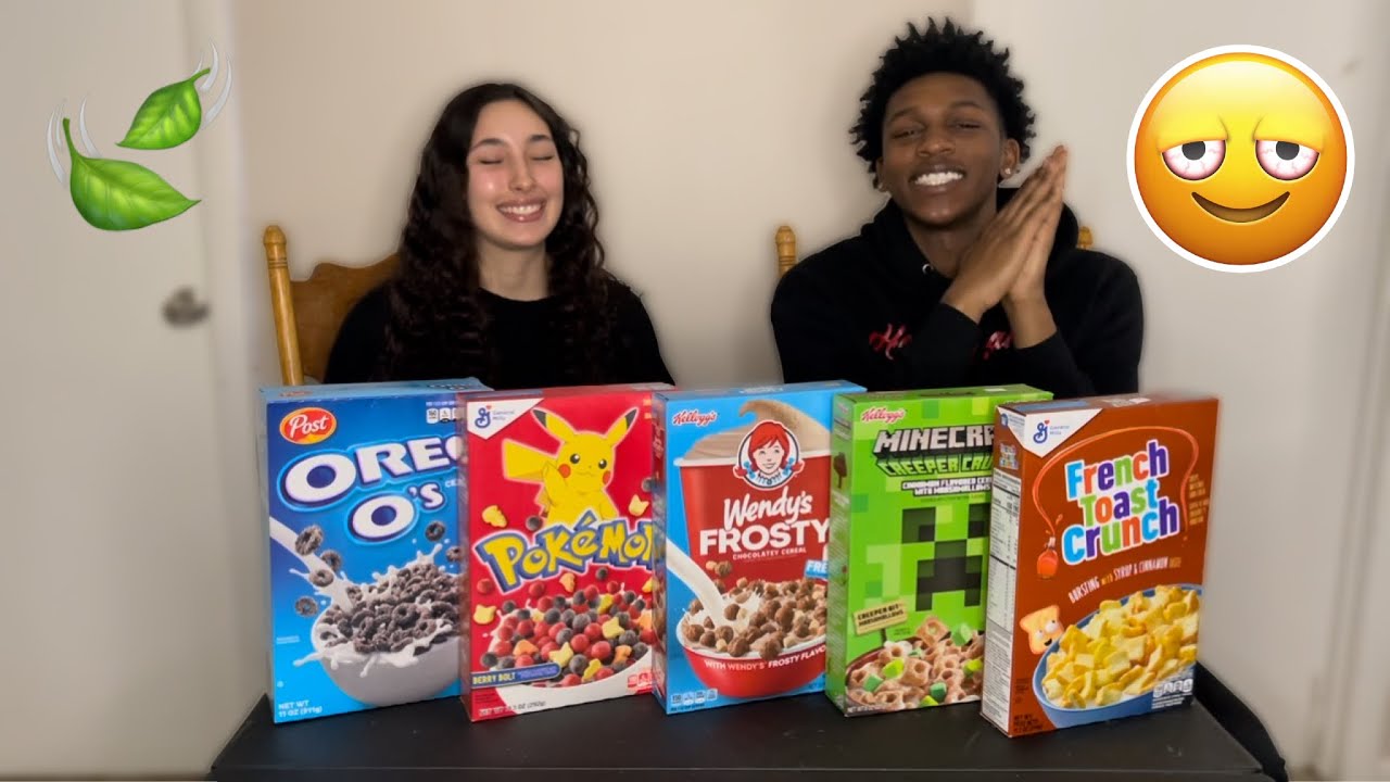 TASTING EXTREME CEREAL FLAVORS!!!! *WHILE BAKED* (PT. 2) - YouTube