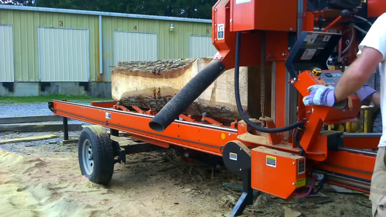 August Update at the sawmill featuring the Wood-Mizer LT35HD - YouTube