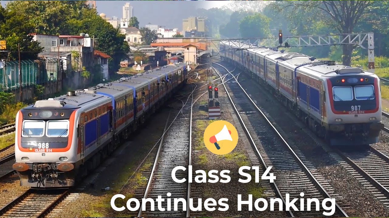 Class S14 continues honking with Udarata Manike Express. - YouTube