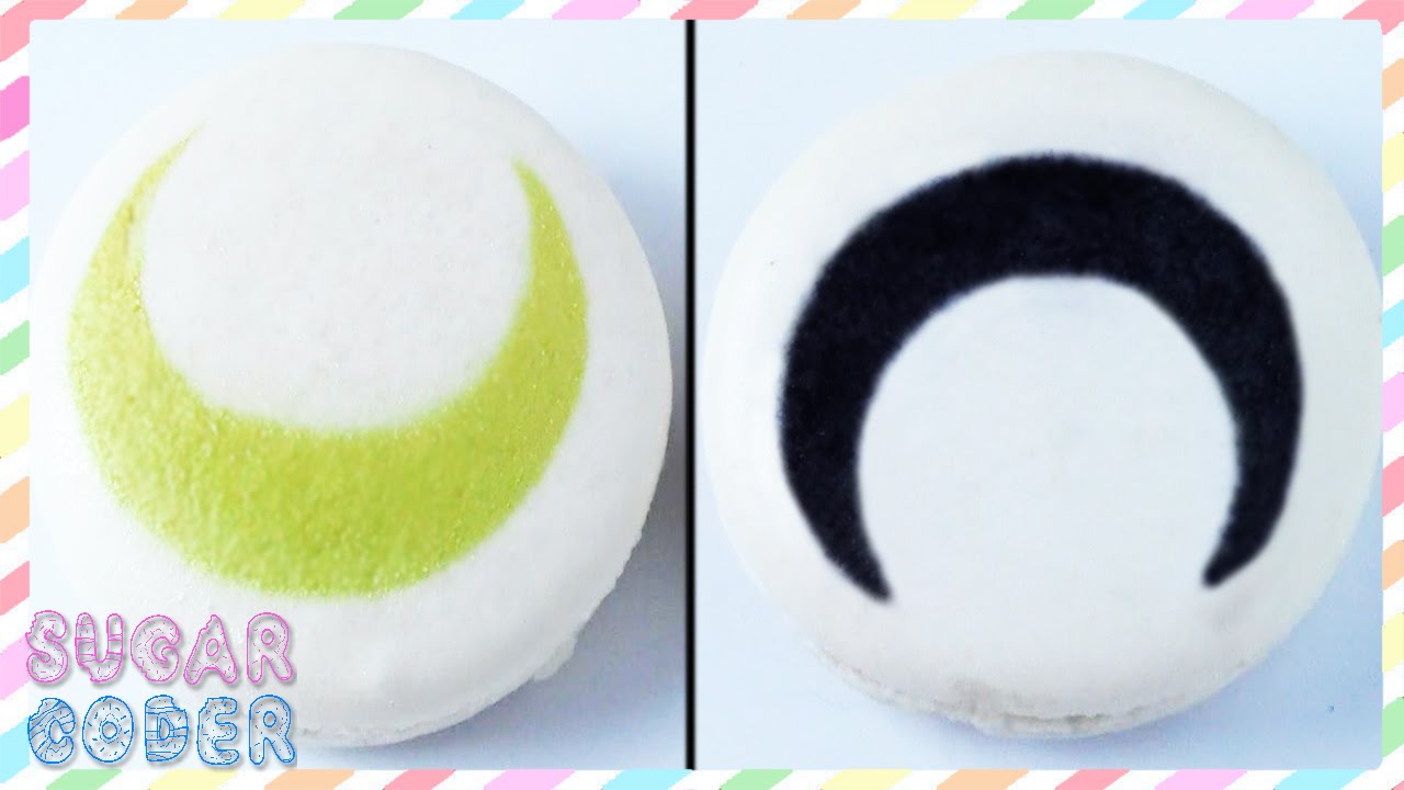 SAILOR MOON MACARONS COOKIES 🌙 Anime Food Baking Dessert Recipe Ideas ...