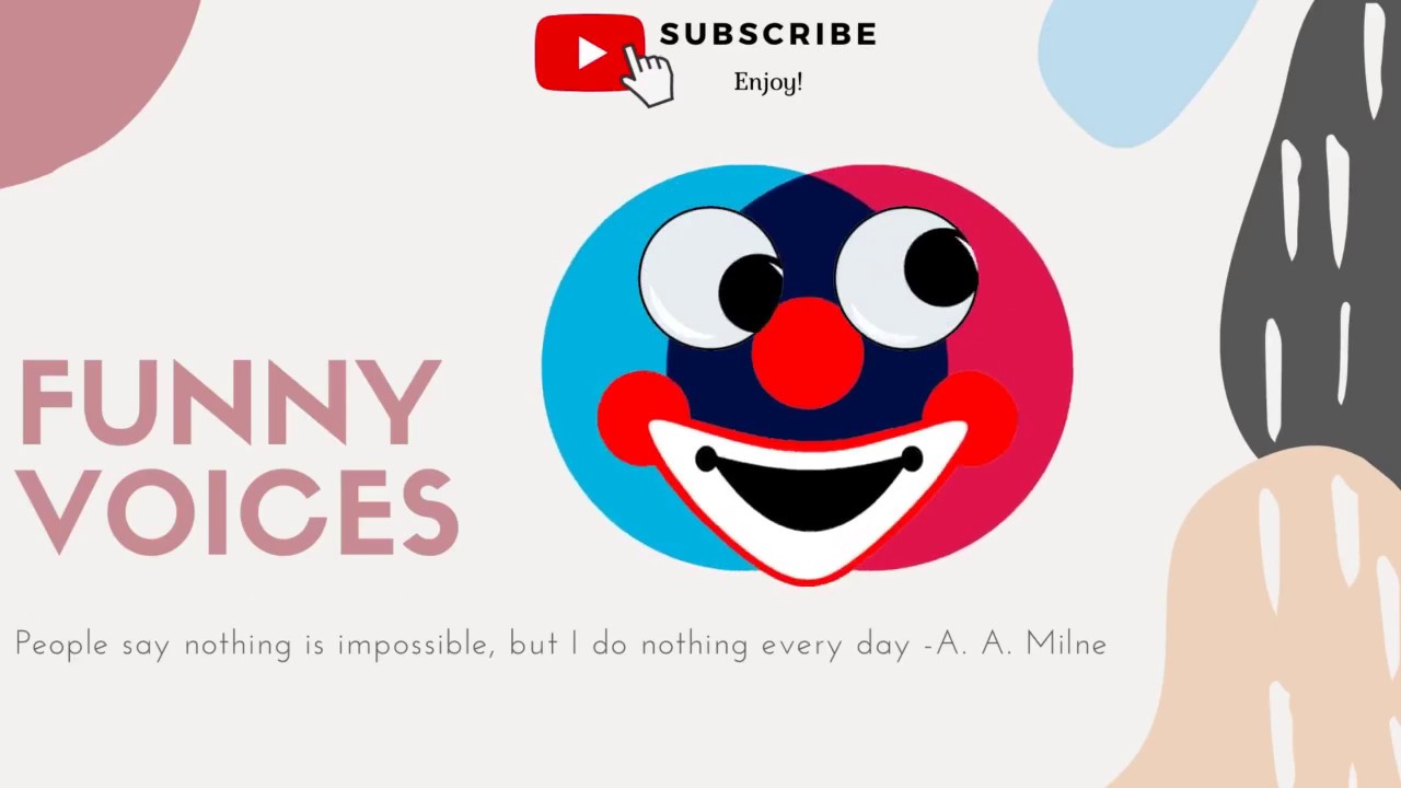 Funny Voices Sound Effect. - YouTube