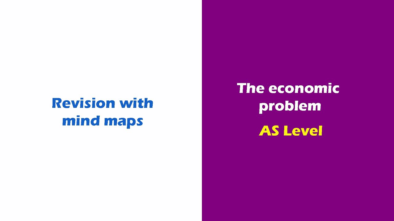 The economic problem revision with mind map 01 - YouTube