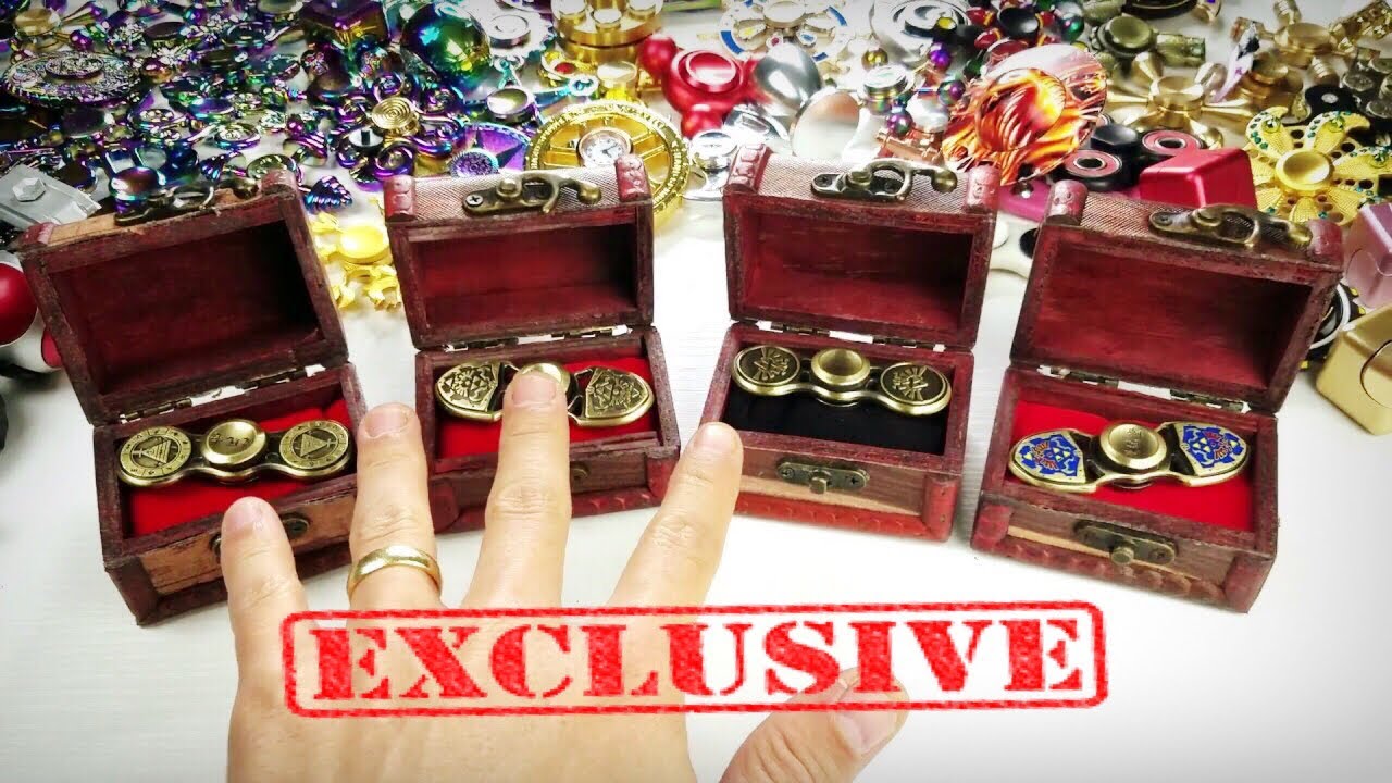 RARE TREASURE FIDGET HAND SPINNERS + 25 Giveaways! - YouTube