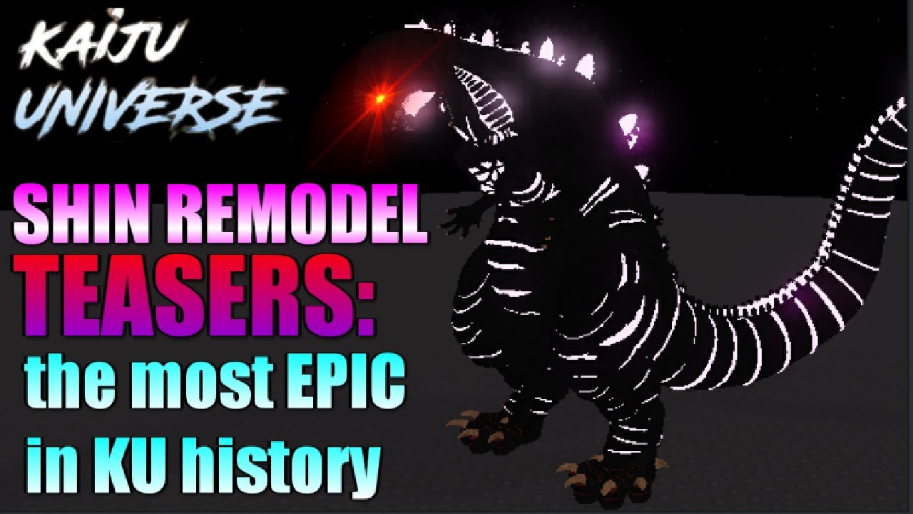 Shin Godzilla Remodel V1 Teasers: The MOST EPIC in Kaiju Universe ...