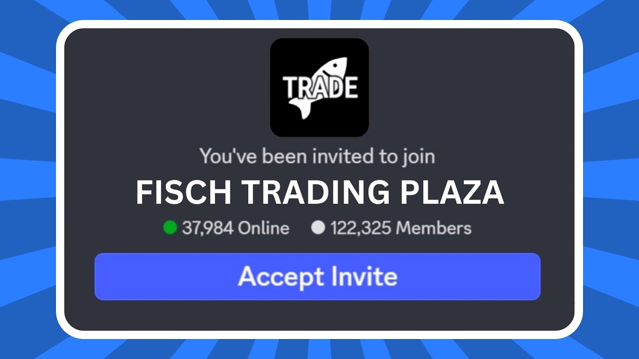 How to Join FISCH TRADING Discord Server - YouTube