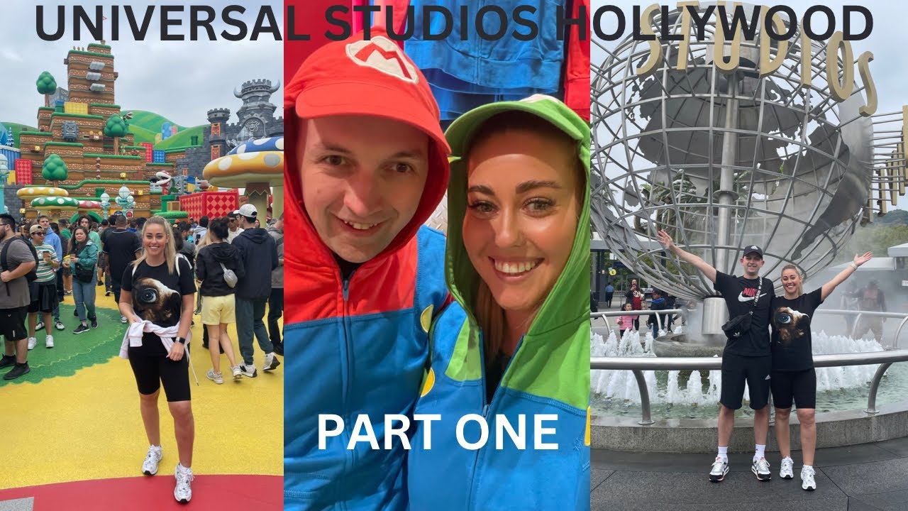 UNIVERSAL STUDIOS HOLLYWOOD | part 1 | Super Nintendo World, Toadstool ...