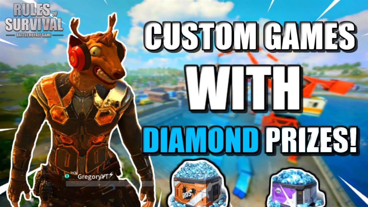 🔴WIN DIAMONDS LIVE // CUSTOM GAMES w/ DIAMOND PRIZES! // Rules of ...