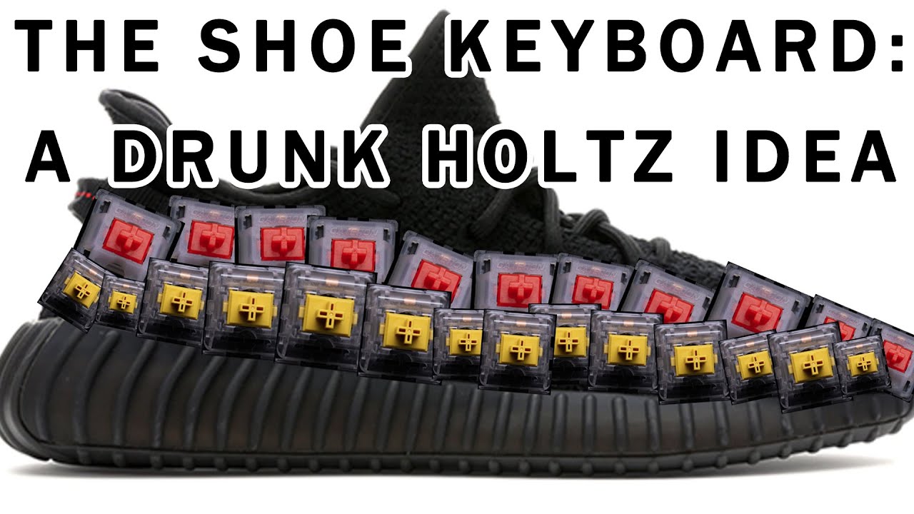 I am making a keyboard shoe - YouTube