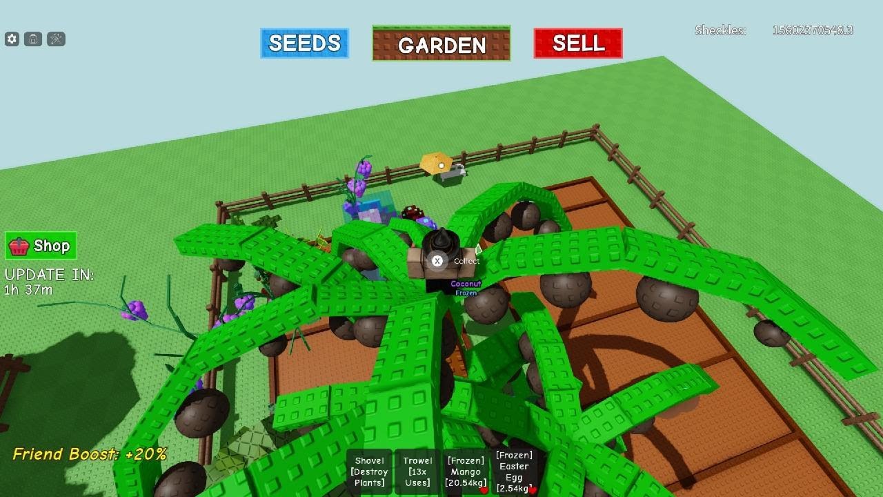 Grow a garden Void touch event - YouTube