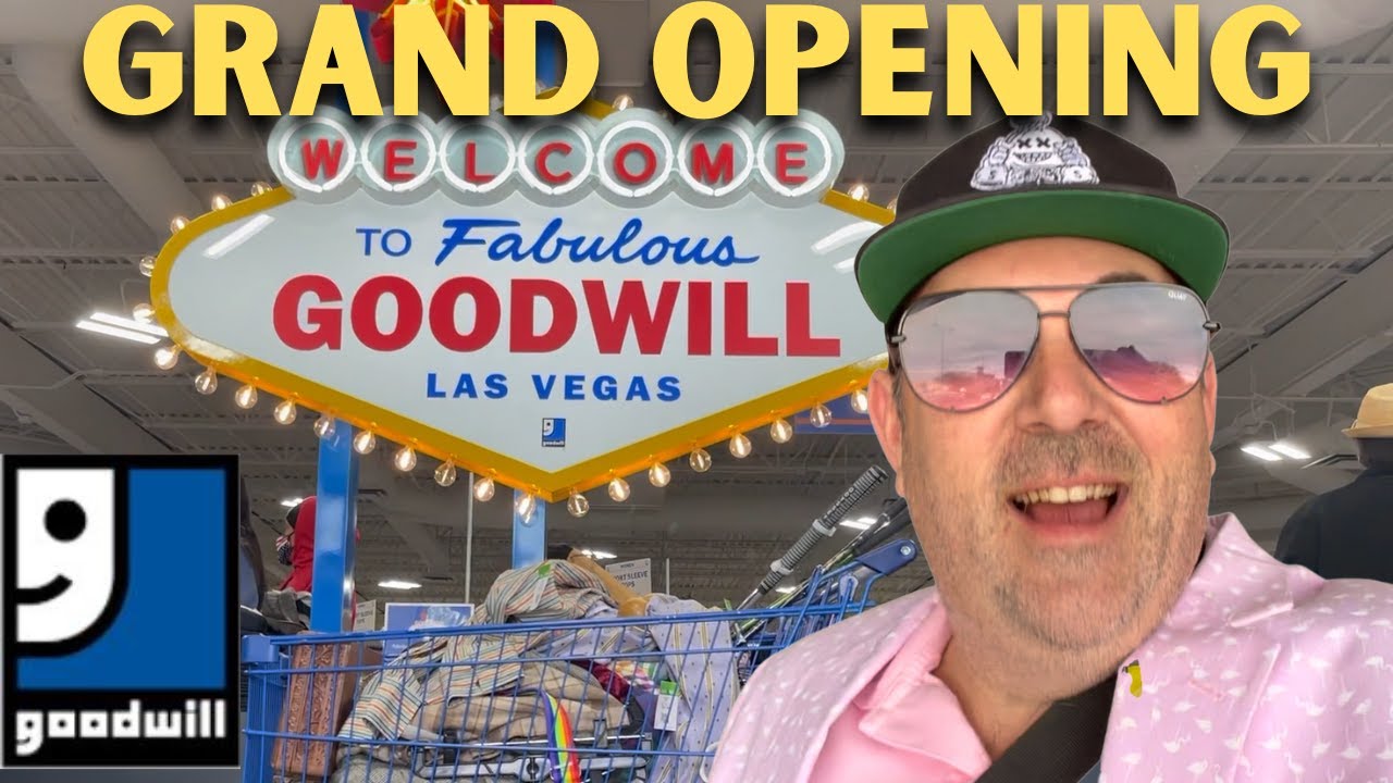 GOODWILL Pre Party VIP | Thrift With Me At The LAS VEGAS Grand Opening ...