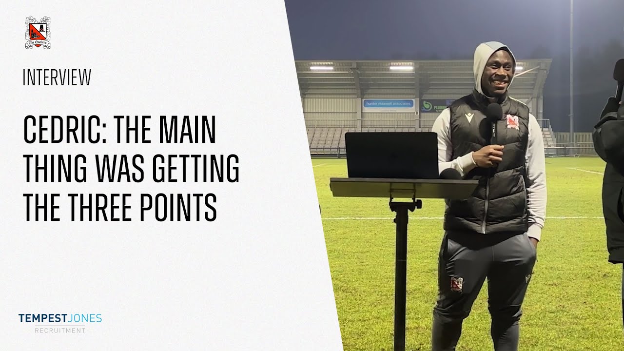 Cedric: The Main Thing Was Getting The Three Points - YouTube