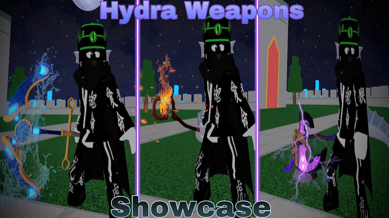 All Hydra Weapons Showcase and Review | King Legacy - YouTube