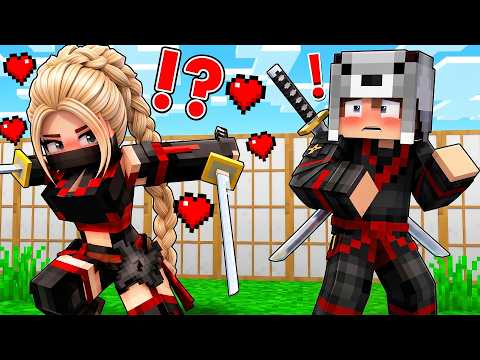 NİNJA KIZ BANA AŞIK OLDU - Minecraft