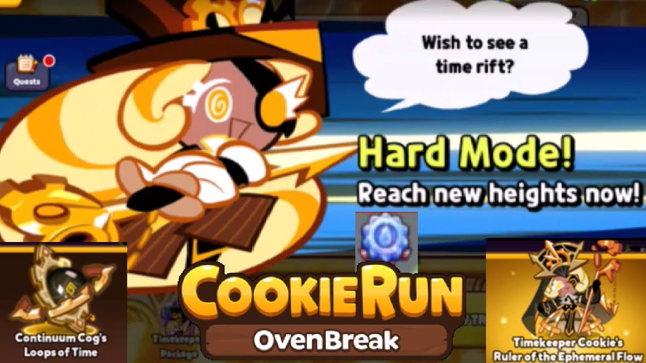 TIMEKEEPER COOKIE LEGENDARY COSTUME, DIAMOND RANK, AND HARD MODE ...