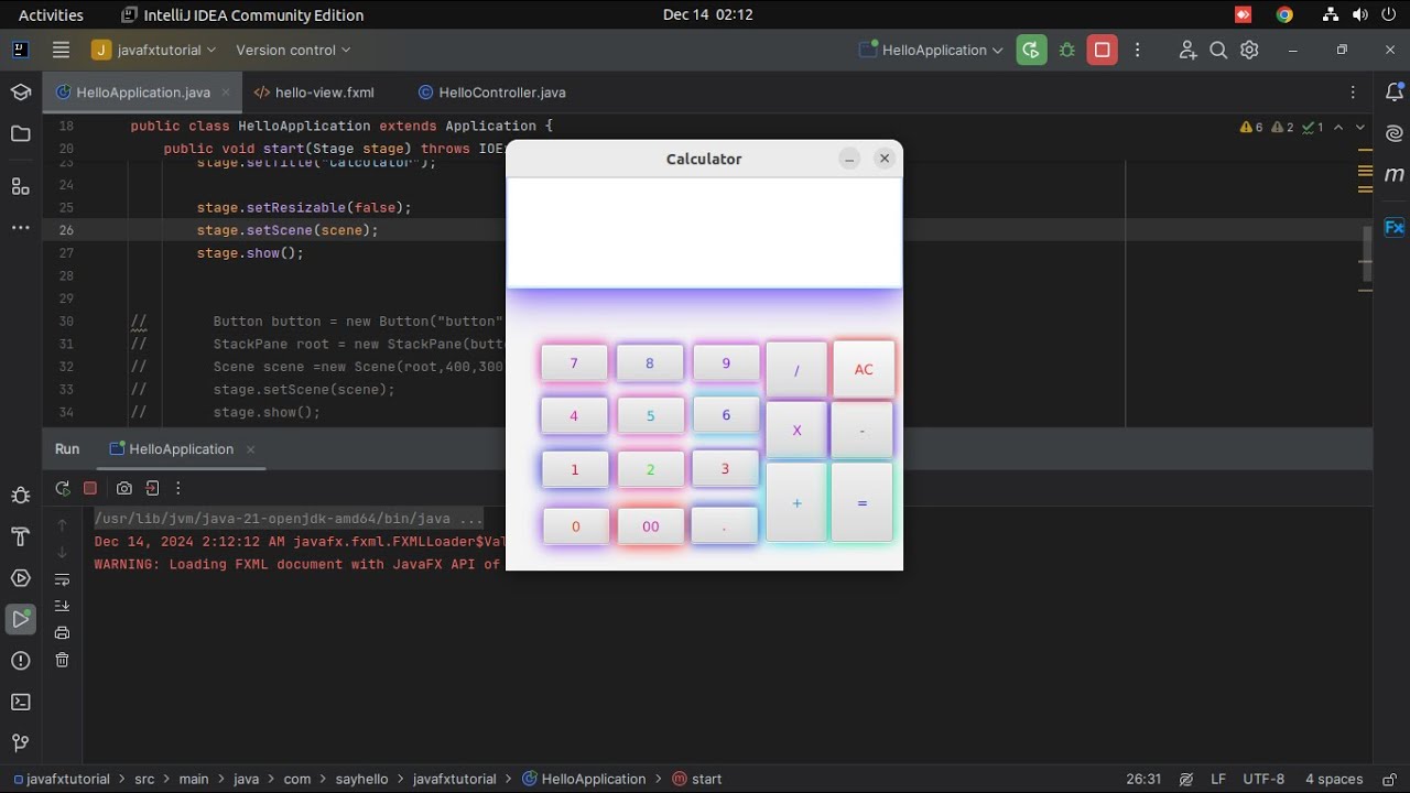 How to Build a Simple Calculator Using JavaFX - YouTube
