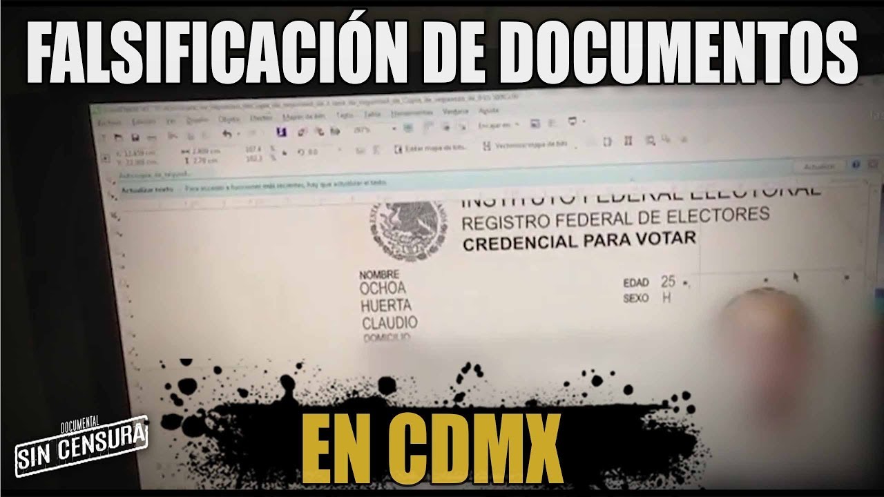 Falsificación de documentos en CDMX - YouTube