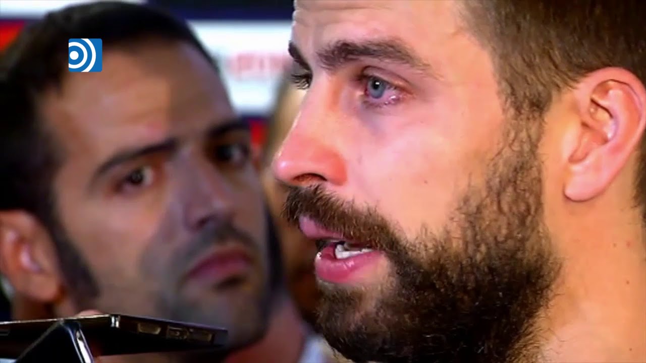 Gerard Piqué rompe a llorar al hablar sobre lo ocurrido en Cataluña ...