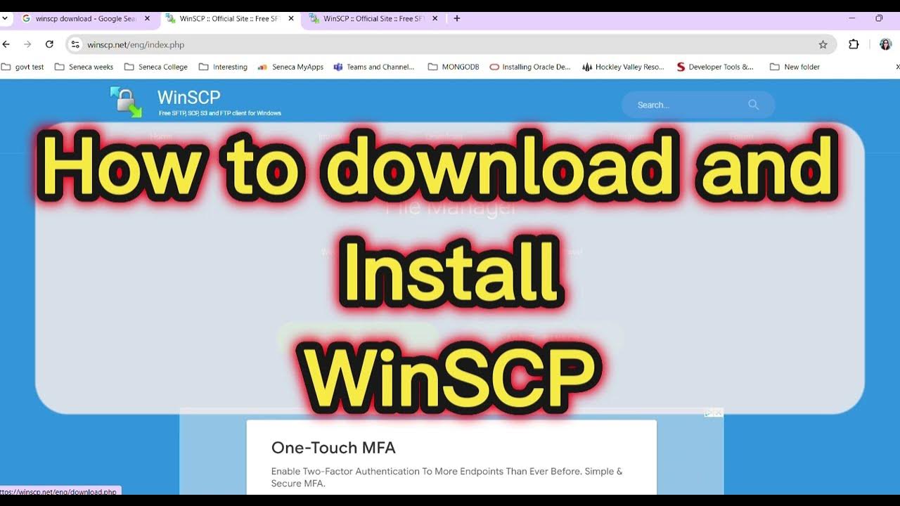 Learn How to download WinScp - YouTube