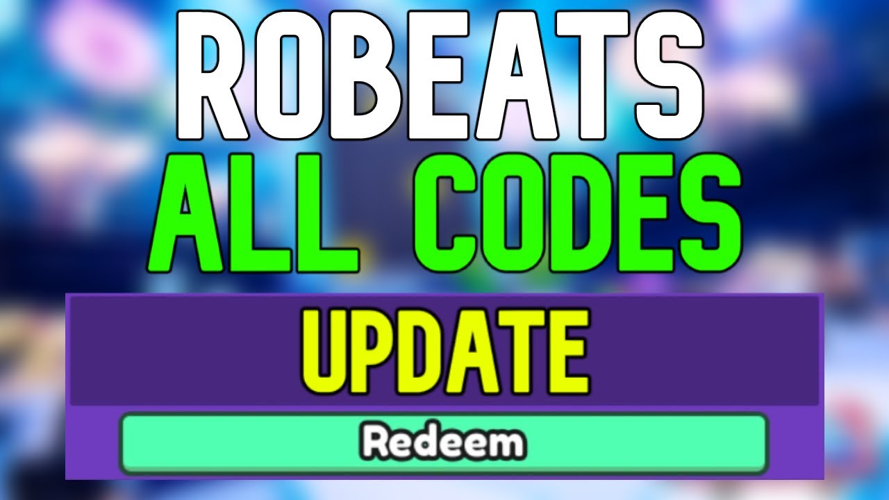 New RoBeats Codes | Roblox RoBeats Codes (February 2024) - YouTube