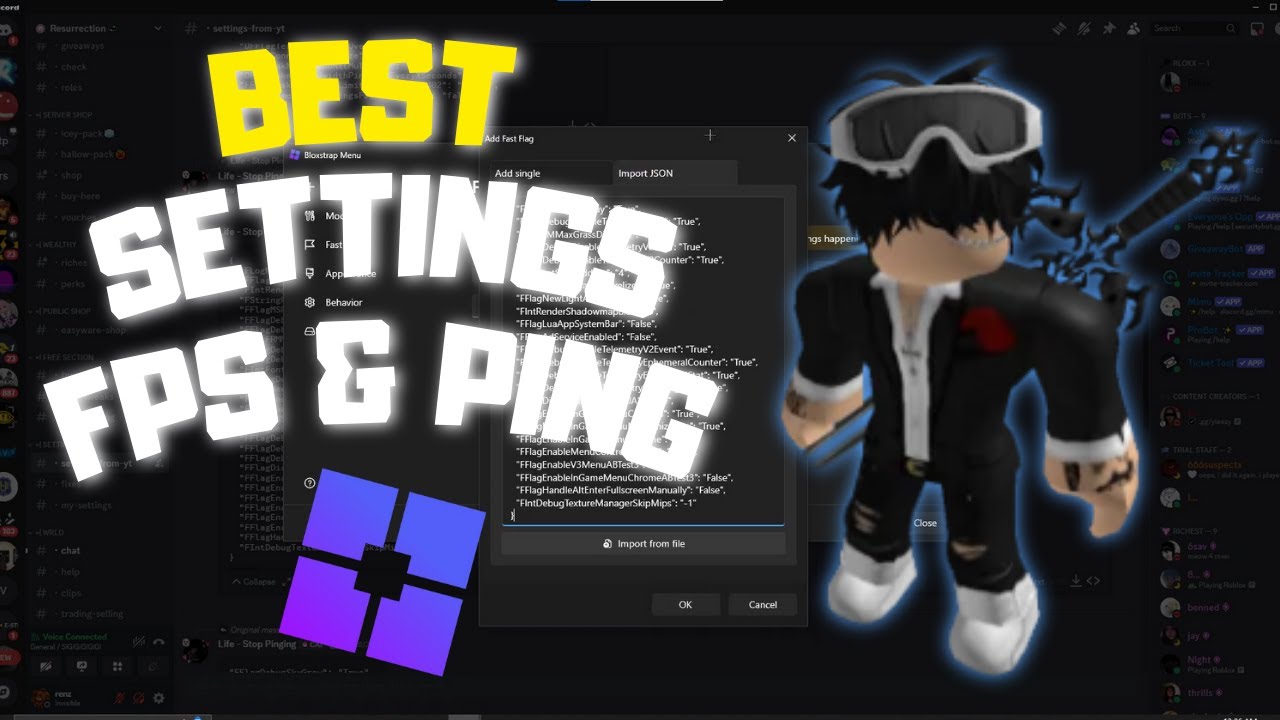 Best Bloxstrap Roblox Settings for PING and FPS | 2025 - YouTube