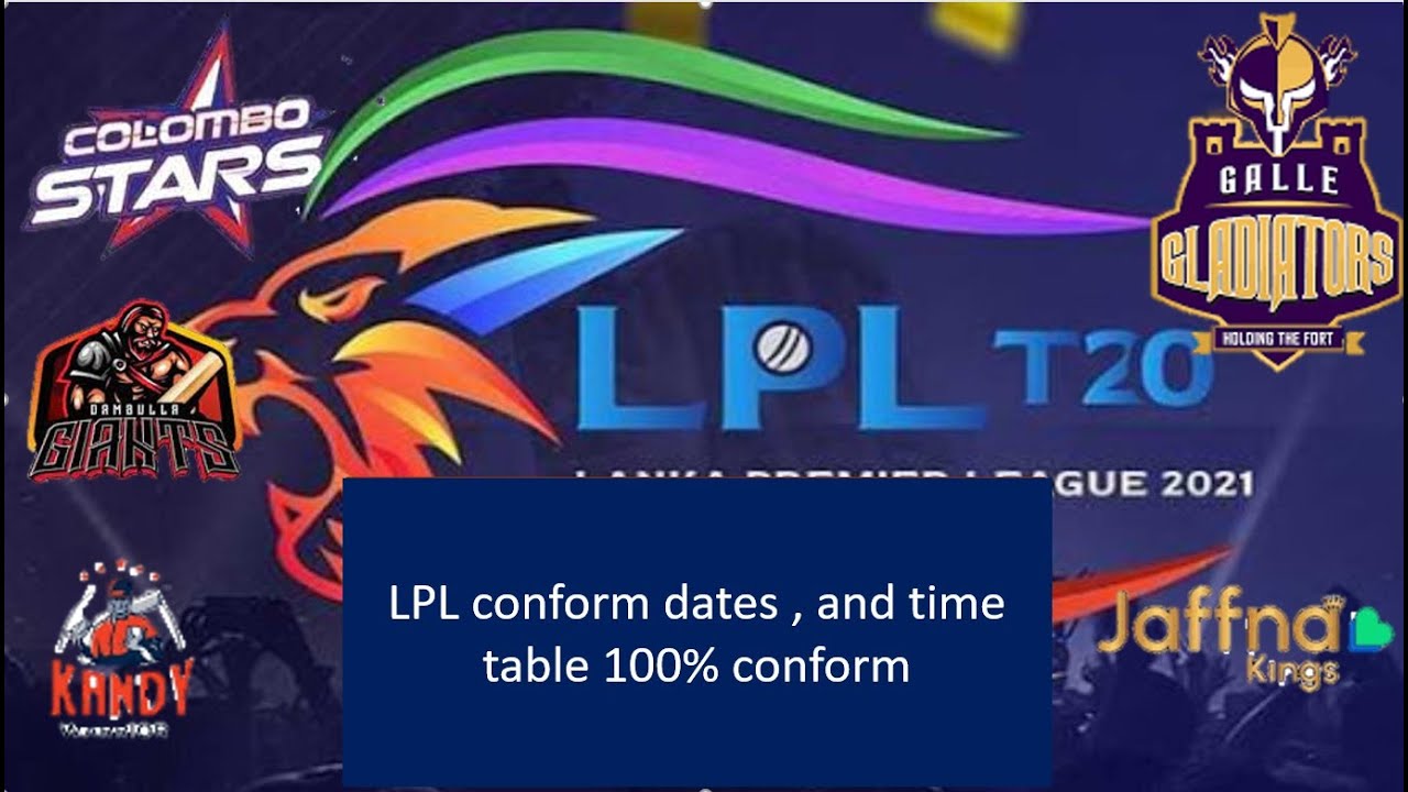 LPL 2021 conform time table - YouTube