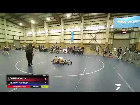 114 Lbs Cons. Round 2 - Logan McNally, UT Vs Trexton Harned, ID Cae1 ...