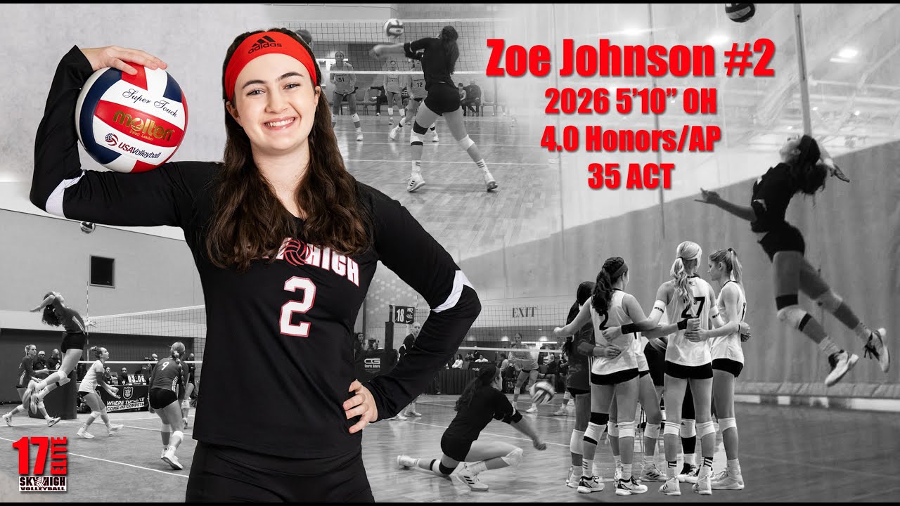 ZOE JOHNSON 5'10" 2026 OH SH17E 2025 - YouTube