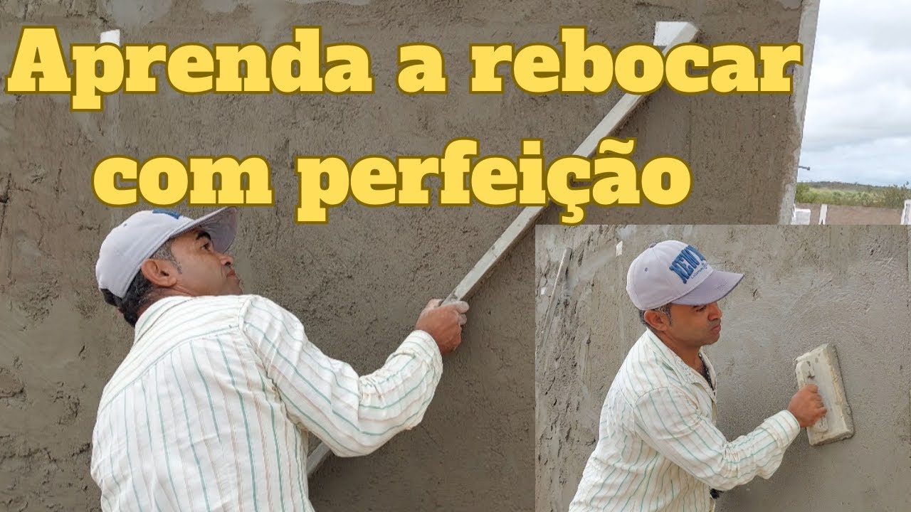 Passo a passo de como fazer um reboco perfeito!! - YouTube