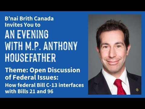 An Evening with Anthony Housefather - YouTube
