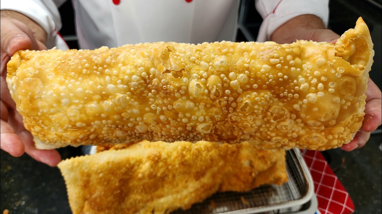 PASTEL GIGANTE DE 30 CENTÍMETROS A SENSAÇÃO DO MOMENTO - YouTube