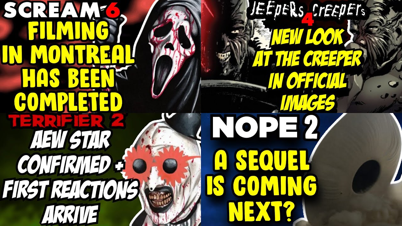 Jeepers Creeper 4 New Creeper Image Scream 6 Update Terrifier 2 Cameo News Nope 2 Coming