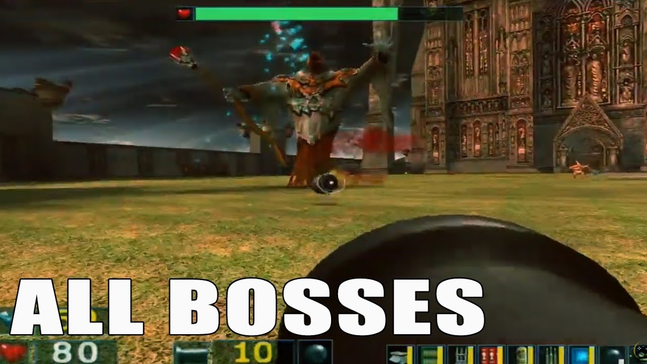 Serious Sam 2nd Encounter【ALL BOSSES】 - YouTube